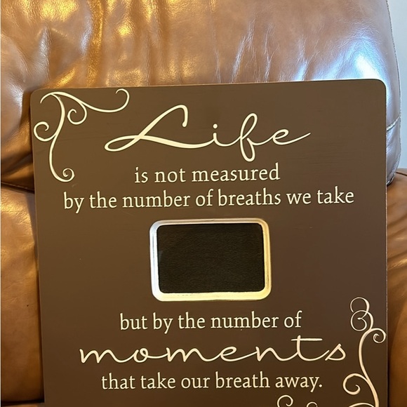Wall Decor | Life Is Not Measured Quote Phot Frame Ready To Hang | Poshmark